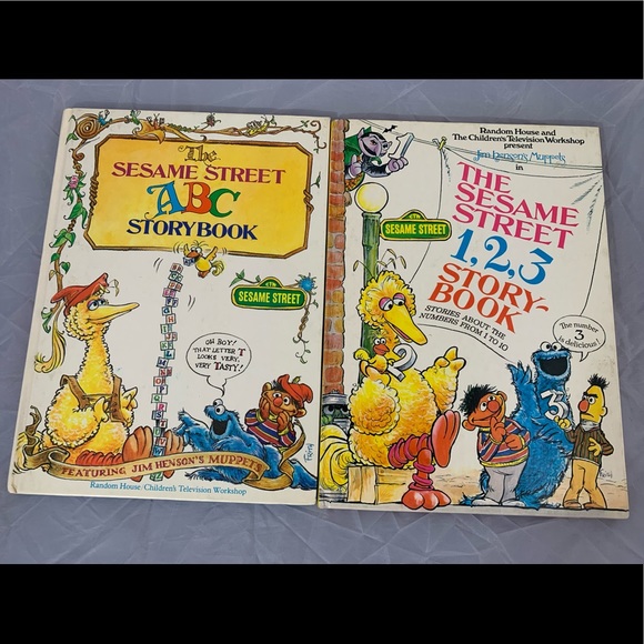 Sesame Street | Other | Vintage Sesame Street 23 Abc Story Books Bundle ...